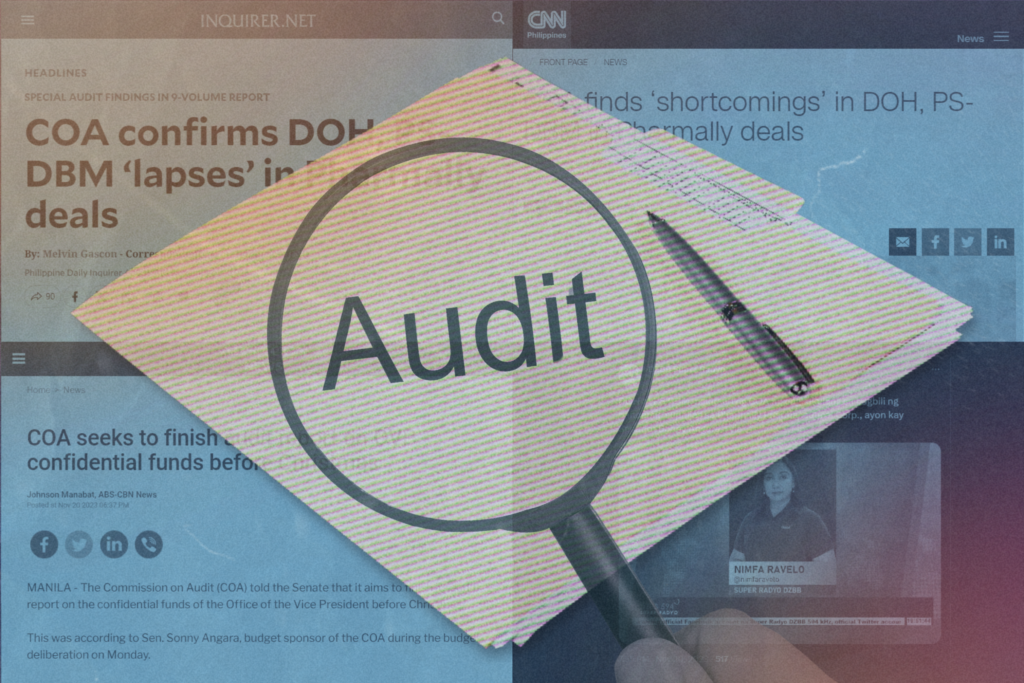 COA’s ‘special audit’ report on Pharmally scandal out; few media pick ...